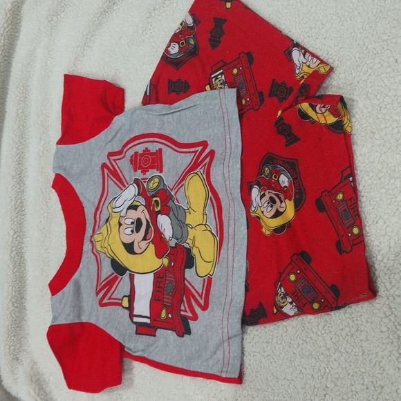 Disney | Pajamas | 22 Disney Fireman Firetruck Mickey Mouse Baby ...